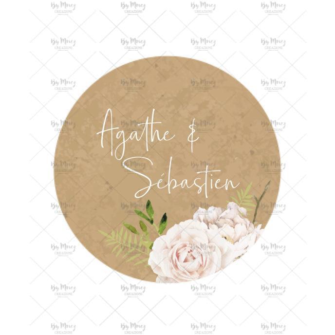 Étiquette autocollante / Stickers - Thème Boho & Ibiza - Mmez Creazioni