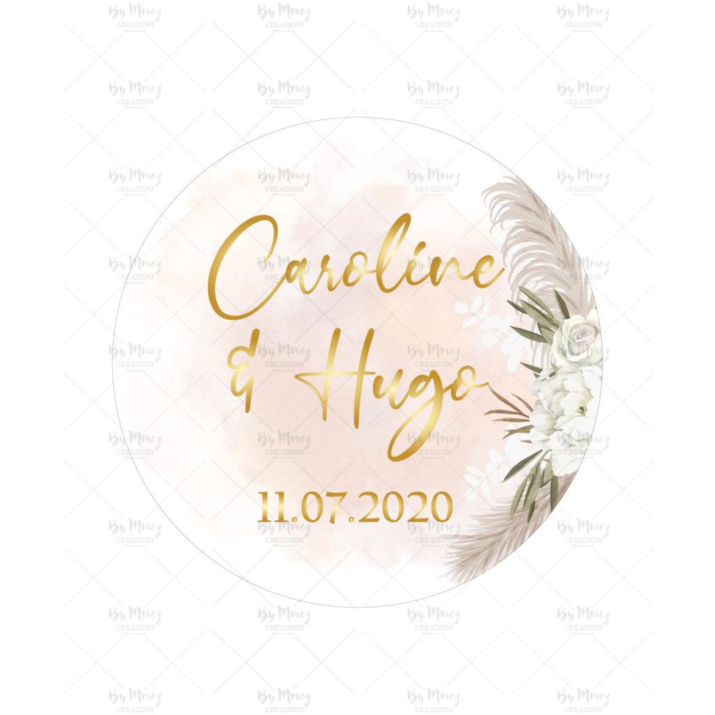 Étiquette autocollante / Stickers - Thème Boho & Ibiza - Mmez Creazioni