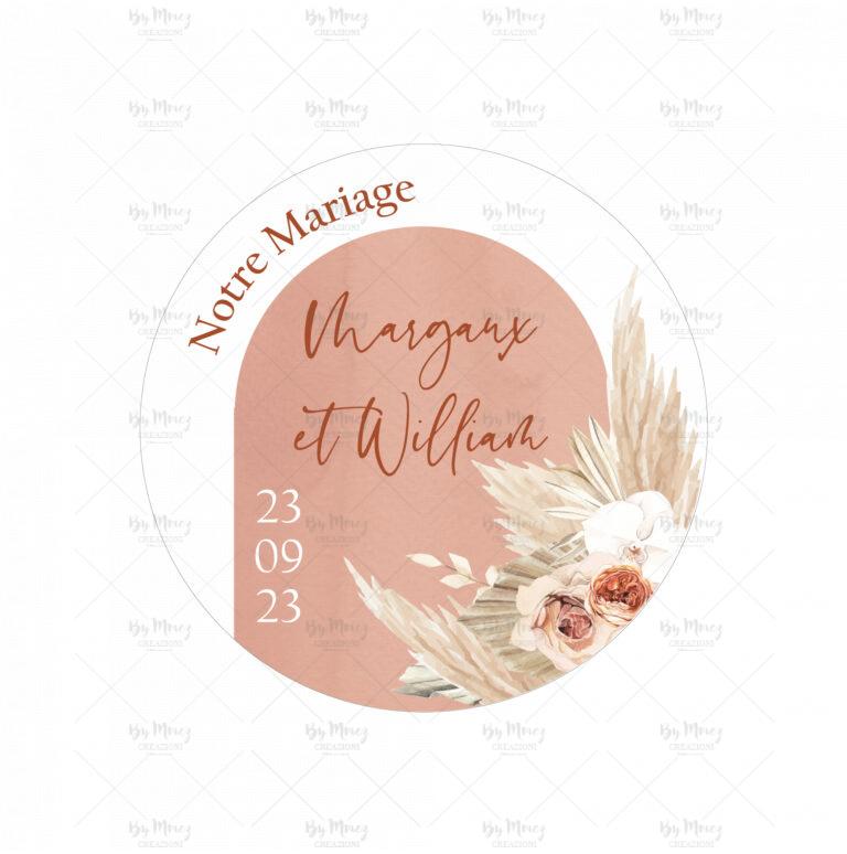 Étiquette autocollante / Stickers - Thème Boho & Terracotta - Mmez ...