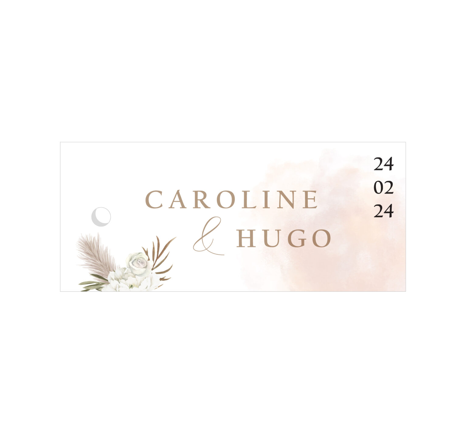 Étiquette perforée - Thème Boho & Ibiza - Mmez Creazioni